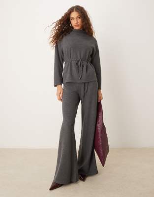 ASOS DESIGN - Pantalon ample d'ensemble ultra doux - Gris | ASOS