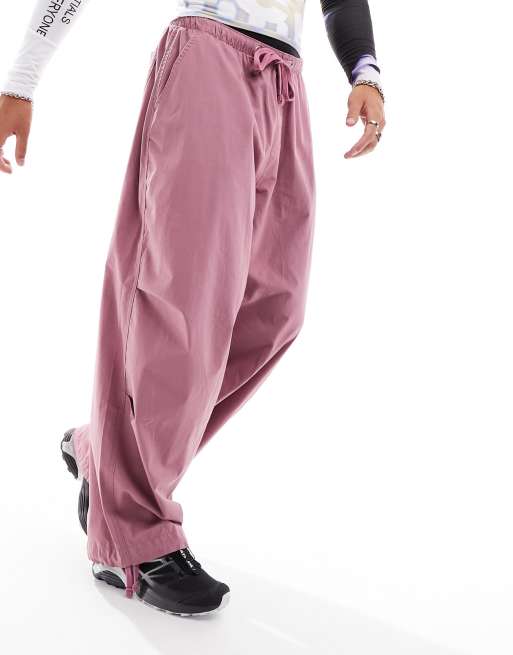 ASOS DESIGN parachute pants in purple | ASOS