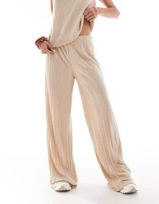 ASOS DESIGN – Plissee-Set aus ärmellosem Oberteil mit Stehkragen und ...