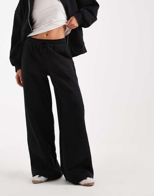 ASOS DESIGN premium heavyweight 500gsm seamed wide leg sweatpants in ...