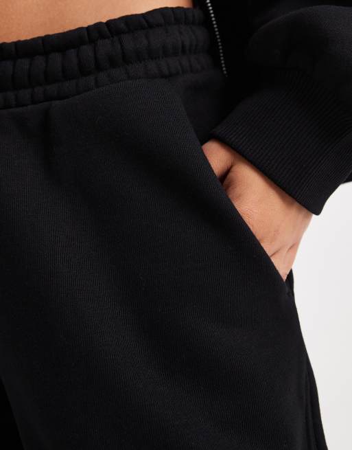 ASOS DESIGN premium heavyweight 500gsm seamed wide leg sweatpants in ...