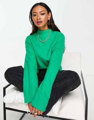 ASOS DESIGN - Pull d'ensemble à col montant ultra-doux - Vert vif | ASOS