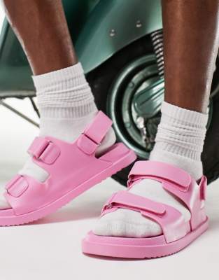 ASOS DESIGN sandals in pink | ASOS