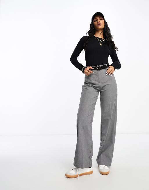 ASOS DESIGN second skin double layer long sleeve bodysuit in black | ASOS