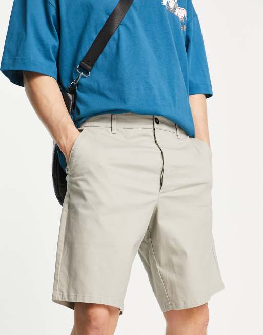 Asos Design Short Chino Décontracté Style Skateur Beige Asos