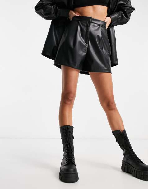 Shorts en cuir | Shorts en cuir et daim pour femme | ASOS