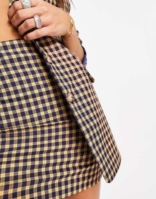 Yellow Micro Mini Skirt