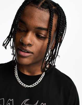 ASOS DESIGN – Silberfarbener Fake-Nasenring | ASOS