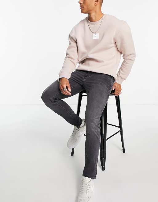 ASOS DESIGN skinny jeans in washed black | ASOS