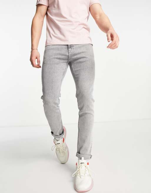 ASOS DESIGN skinny jeans in washed grey | ASOS