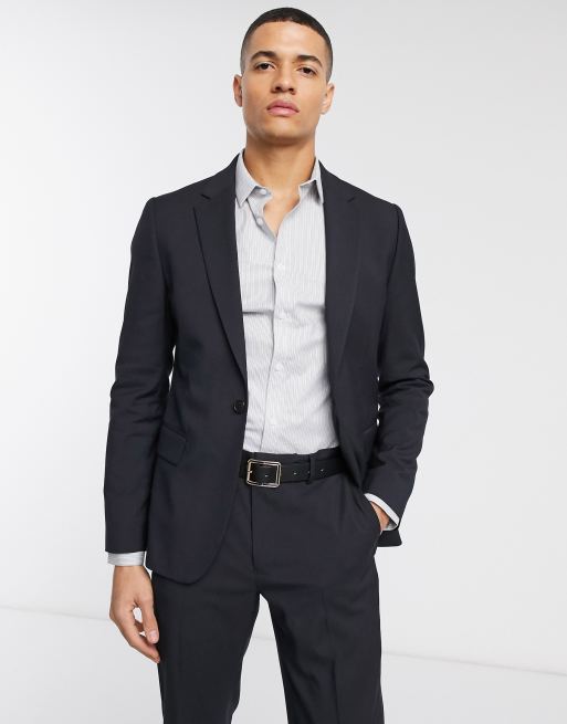ASOS DESIGN skinny suit jacket in navy | ASOS