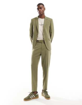 ASOS DESIGN slim fit suit in dark green | ASOS