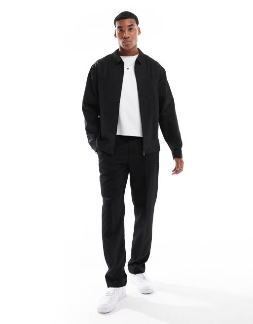 ASOS DESIGN smart slim fit set in black | ASOS