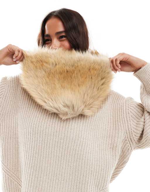 ASOS DESIGN snood in faux fur | ASOS