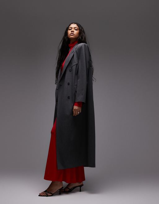 ASOS DESIGN - Spolverino taglio lungo grigio | ASOS