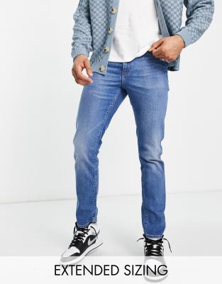 ASOS DESIGN stretch slim jeans in dark wash | ASOS