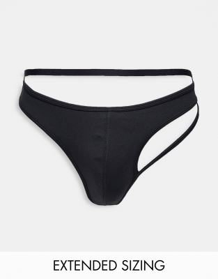 ASOS DESIGN - String avec taille et empiècement à découpe | ASOS
