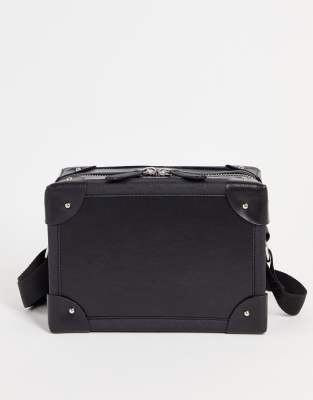 ASOS DESIGN structured box bag in black | ASOS