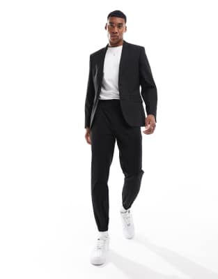ASOS DESIGN suit in black slim fit | ASOS