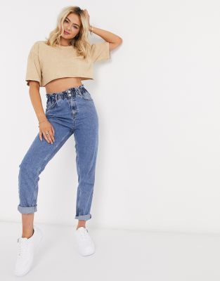 ASOS DESIGN super crop t-shirt in washed rust | ASOS