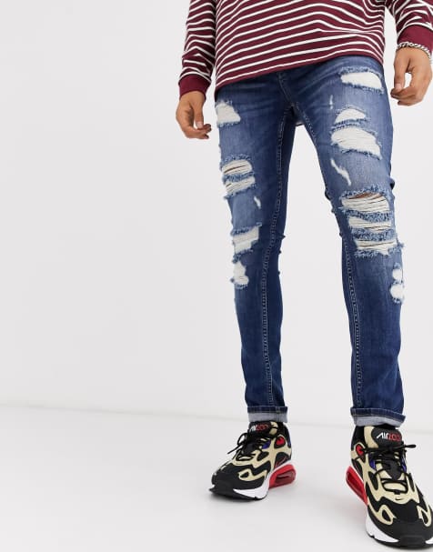 Ripped Jeans for Men | Men's Black & Skinny Ripped Jeans | ASOS