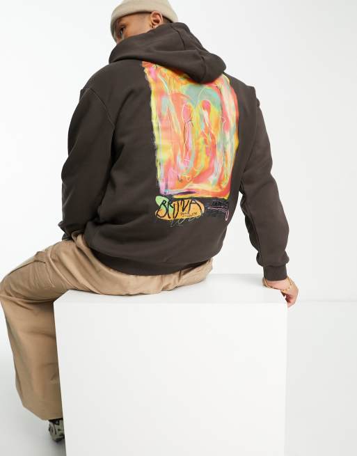ASOS DESIGN - Sweat à capuche oversize à capuche avec imprimé photo ...