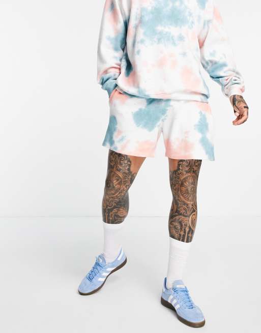 Asos Design Sweat Oversize Densemble En Tissu Gaufré Effet Tie Dye