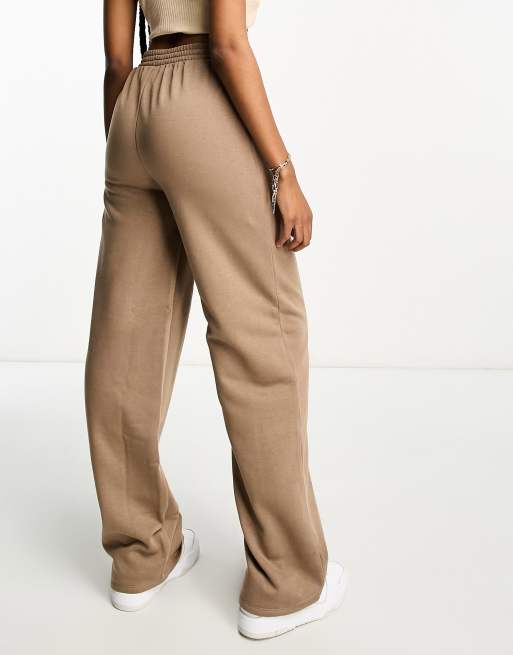 ASOS DESIGN Tall straight leg sweatpants in neutral | ASOS