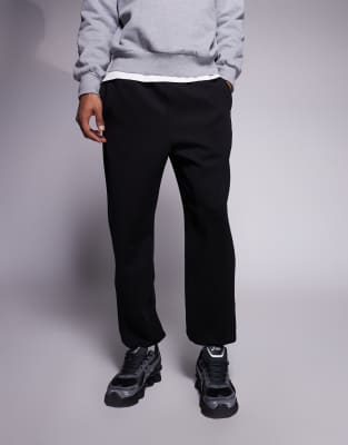 ASOS DESIGN tapered fit joggers in black | ASOS