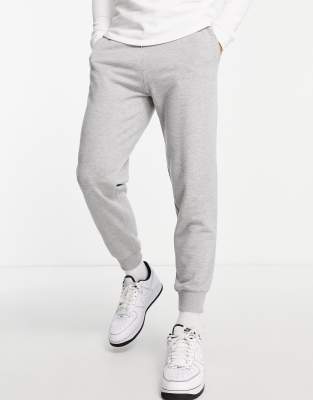 ASOS DESIGN tapered joggers in grey marl | ASOS