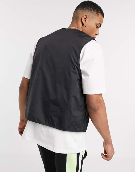 ASOS DESIGN utility vest in black | ASOS