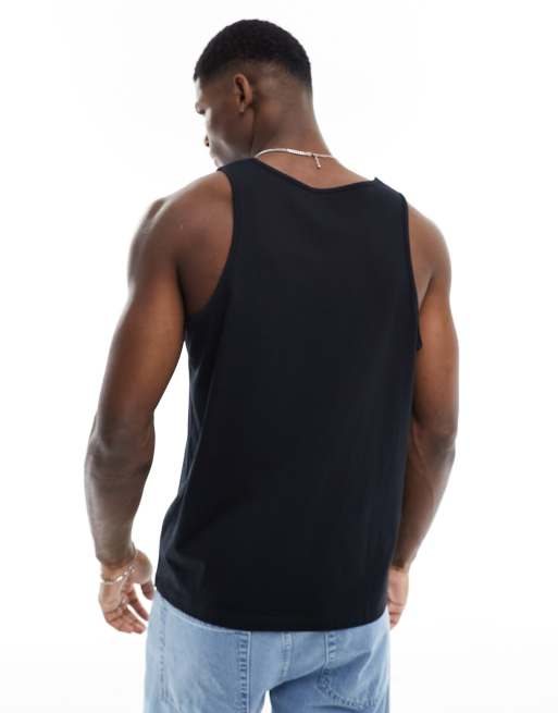 ASOS DESIGN vest in black | ASOS