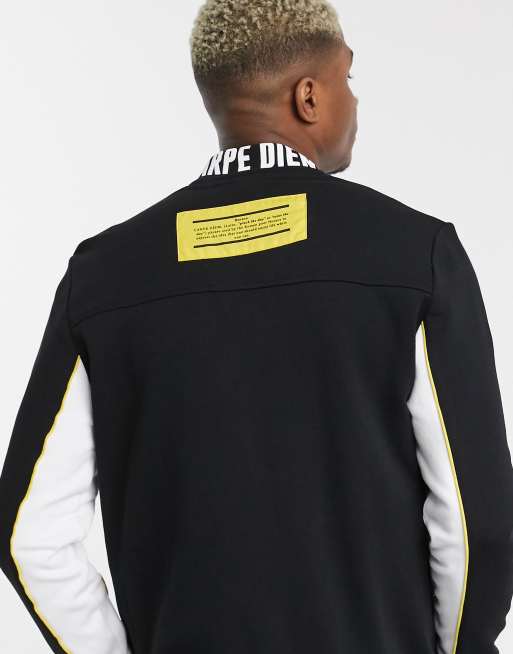 Asos Design Veste De Survêtement En Jersey Effet Color Block à