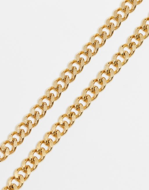 Asos gold chain store