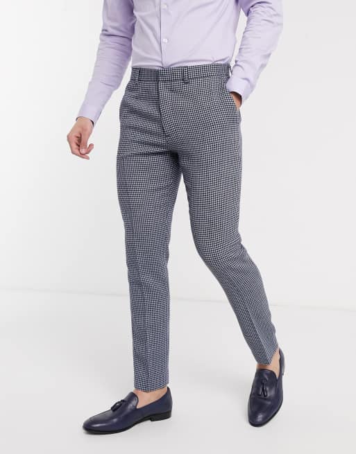 Asos Design Wedding Pantalon De Costume Ajusté En Laine Mélangée à