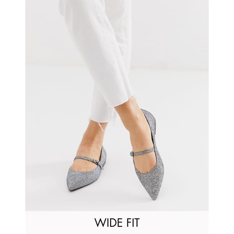 Wide Fit Silver Ballet Pumps | ppgbbe.intranet.biologia.ufrj.br