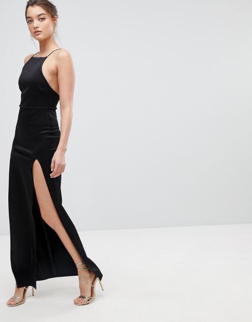 Double High Split Dress