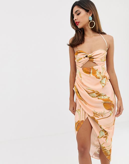 ASOS EDITION - Midi-jurk met bandjes en print | ASOS ASOS EDITION - Midi-jurk met bandjes en print | ASOS