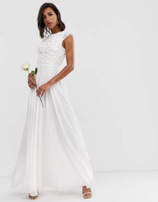 Asos Edition Robe De Mariage Avec Corsage Orné Asos
