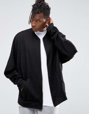 ASOS Extreme Oversized Bomber Jacket With Side Splits & Pockets | ASOS
