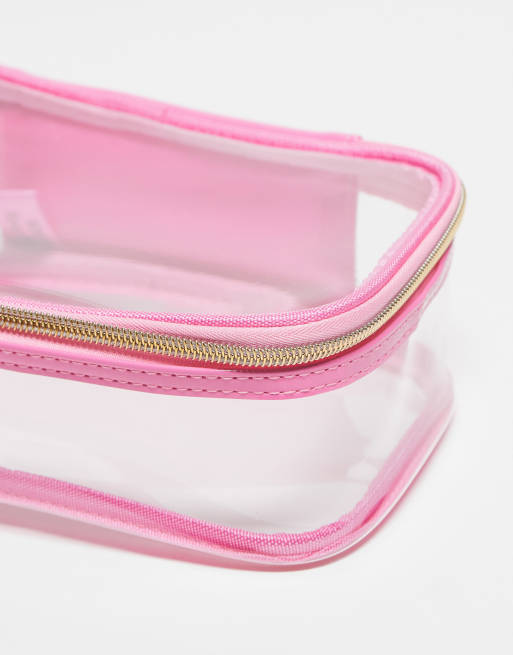 ASOS Face + Body Beauty Bag - Pink | ASOS