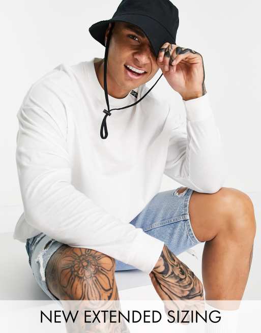 Asos Unrvlld Spply Langärmliges Oversize Shirt Mit Logoprint In