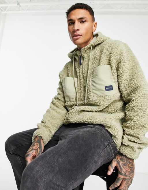 Asos Unrvlld Spply Oversize Kapuzenpullover Aus Teddyfell Mit