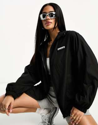 ASOS Weekend Collective rain coat in black | ASOS