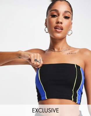 Asyou Color Block Bandeau Set In Multi | ModeSens