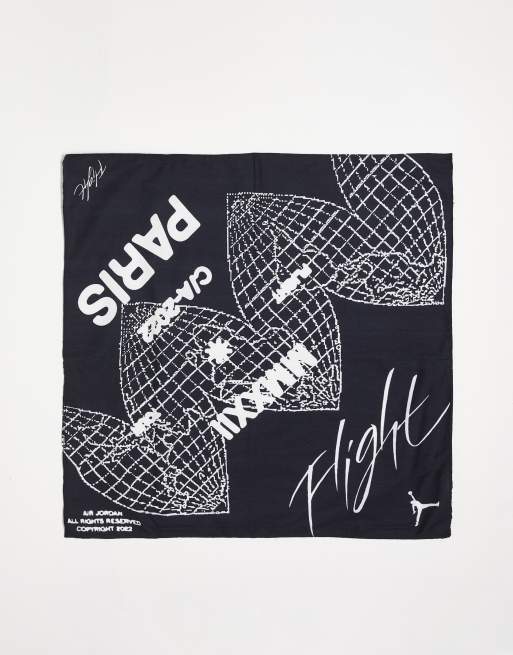 Bandana negra estampada de Nike Jordan | ASOS