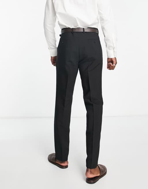Bando slim fit suit pants in black | ASOS