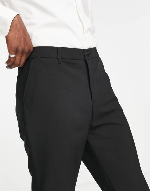 Bando slim fit suit pants in black | ASOS
