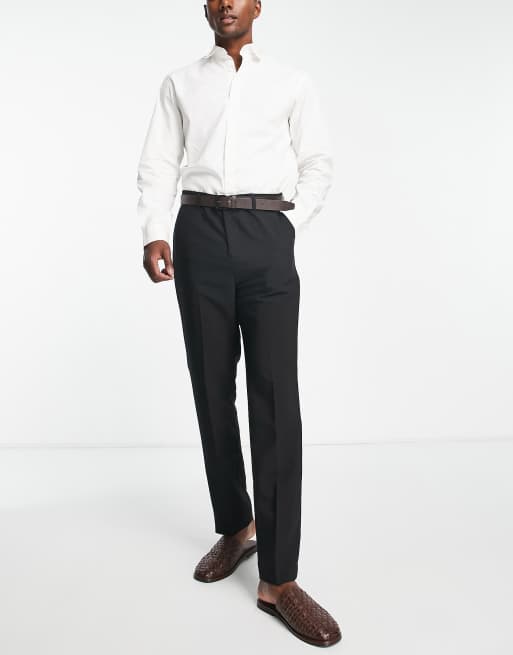 Bando slim fit suit pants in black | ASOS