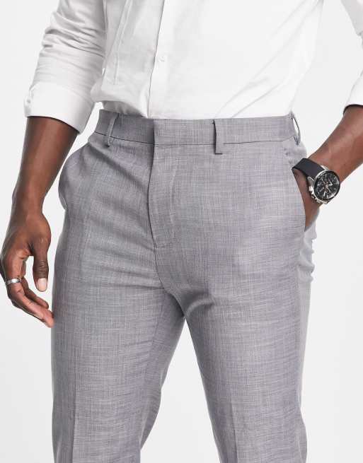 Bando slim suit pants in grey | ASOS